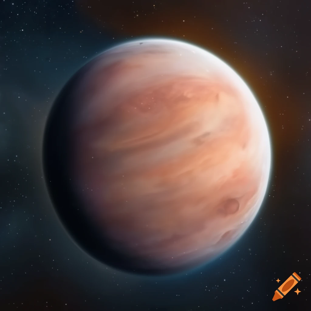 Kepler 87 c gas giant exoplanet on Craiyon