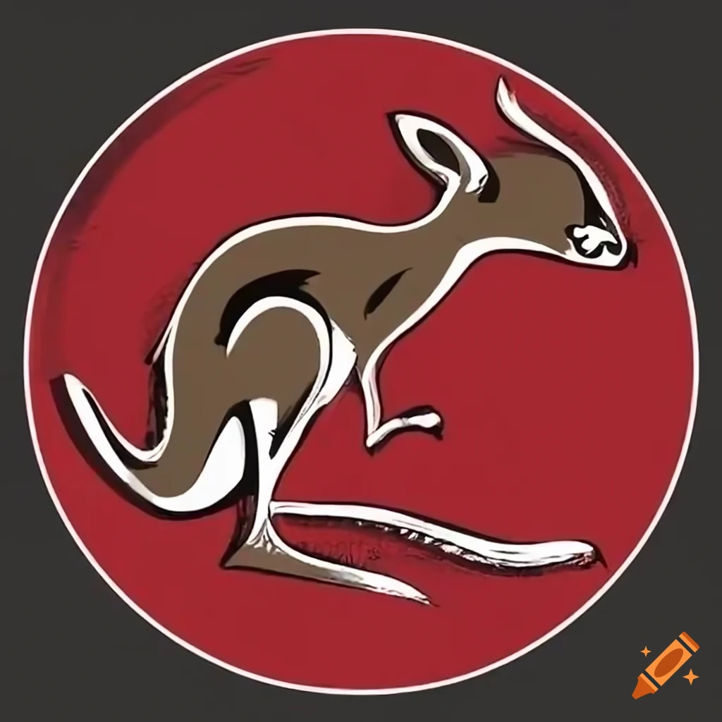 Aussie fried kangaroo logo inspired by kfc on Craiyon