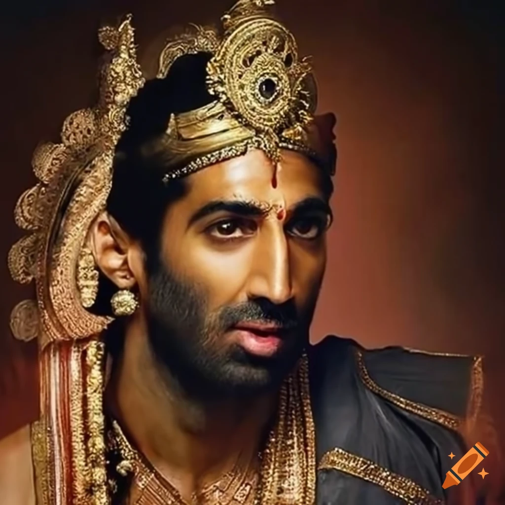 Bollywood actor Aditya Roy Kapur as Lord Krishna on Craiyon