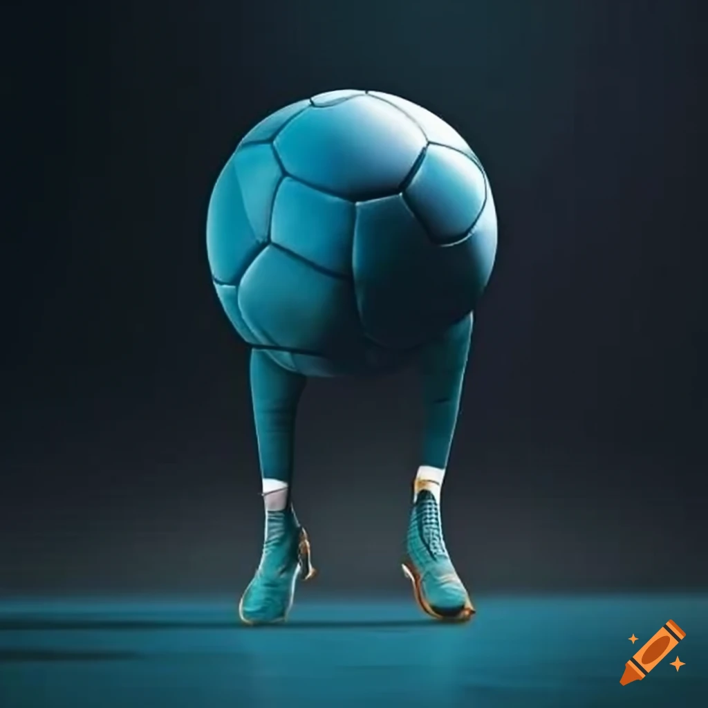 Modern interpretation of football on Craiyon