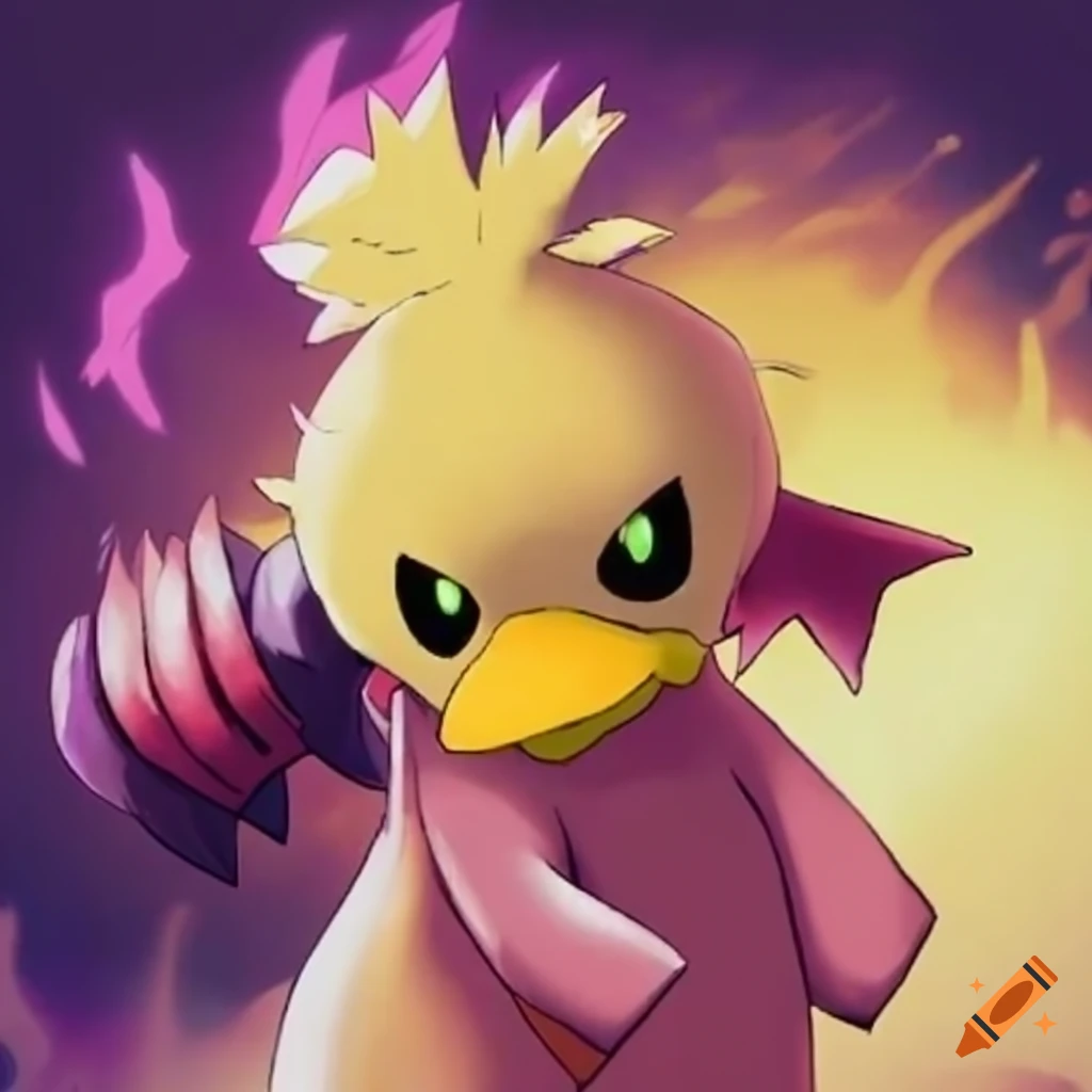 Necromancer spyduck from pokemon on Craiyon