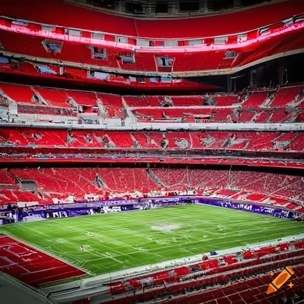 Red orlando football stadium on Craiyon