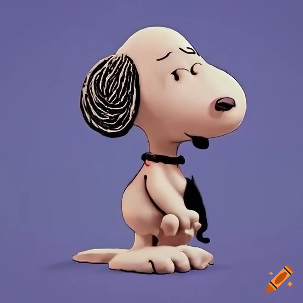 Snoopy character on Craiyon