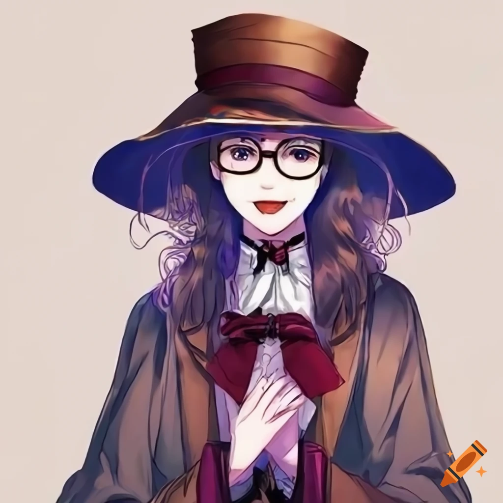 Anime wizard in a fantasy victorian era with politician and librarian ...