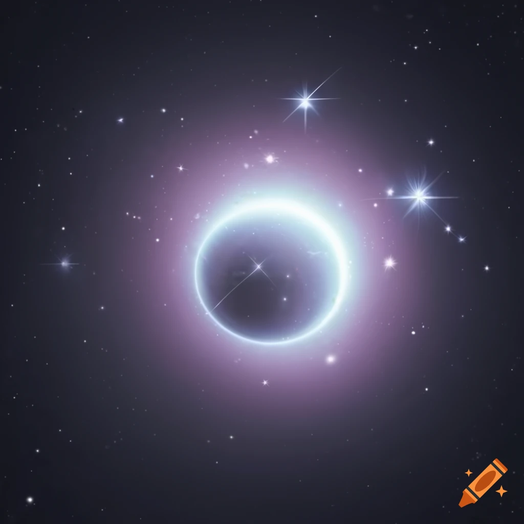 Black Galactic Space With White Star Like Particles On Craiyon