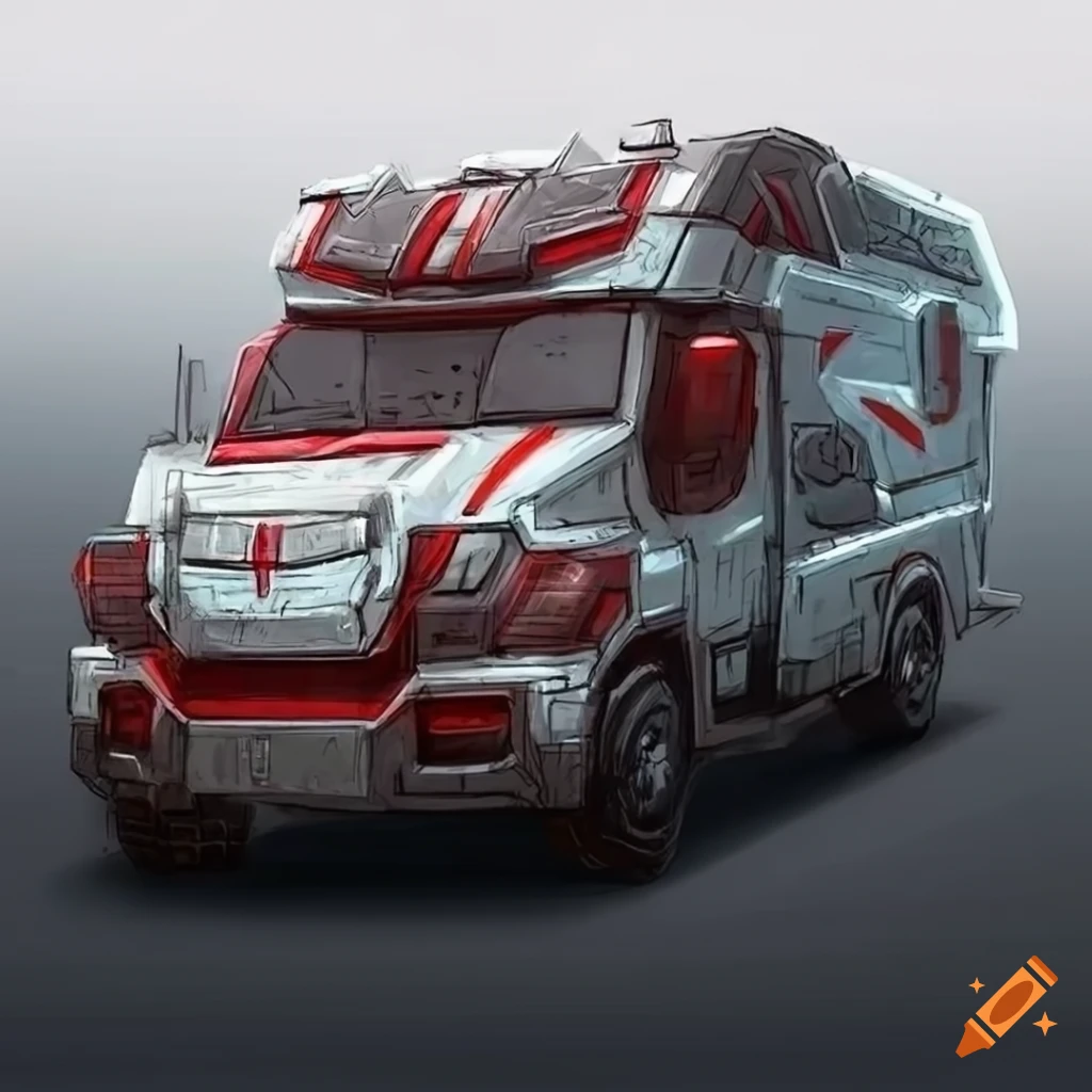 Futuristic armoured ambulance in Transformers: War for Cybertron in ...