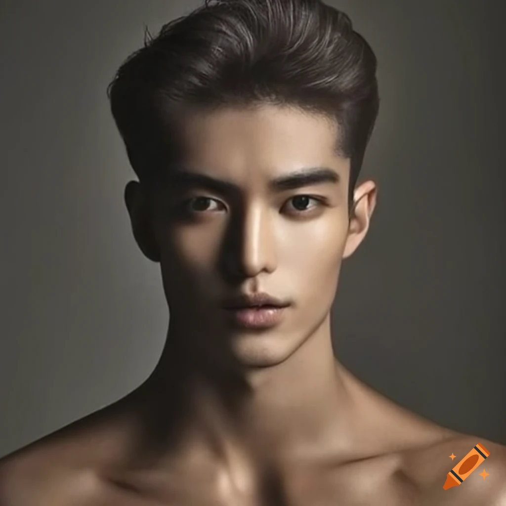 Male Supermodel Of Persian And Korean Descent On Craiyon