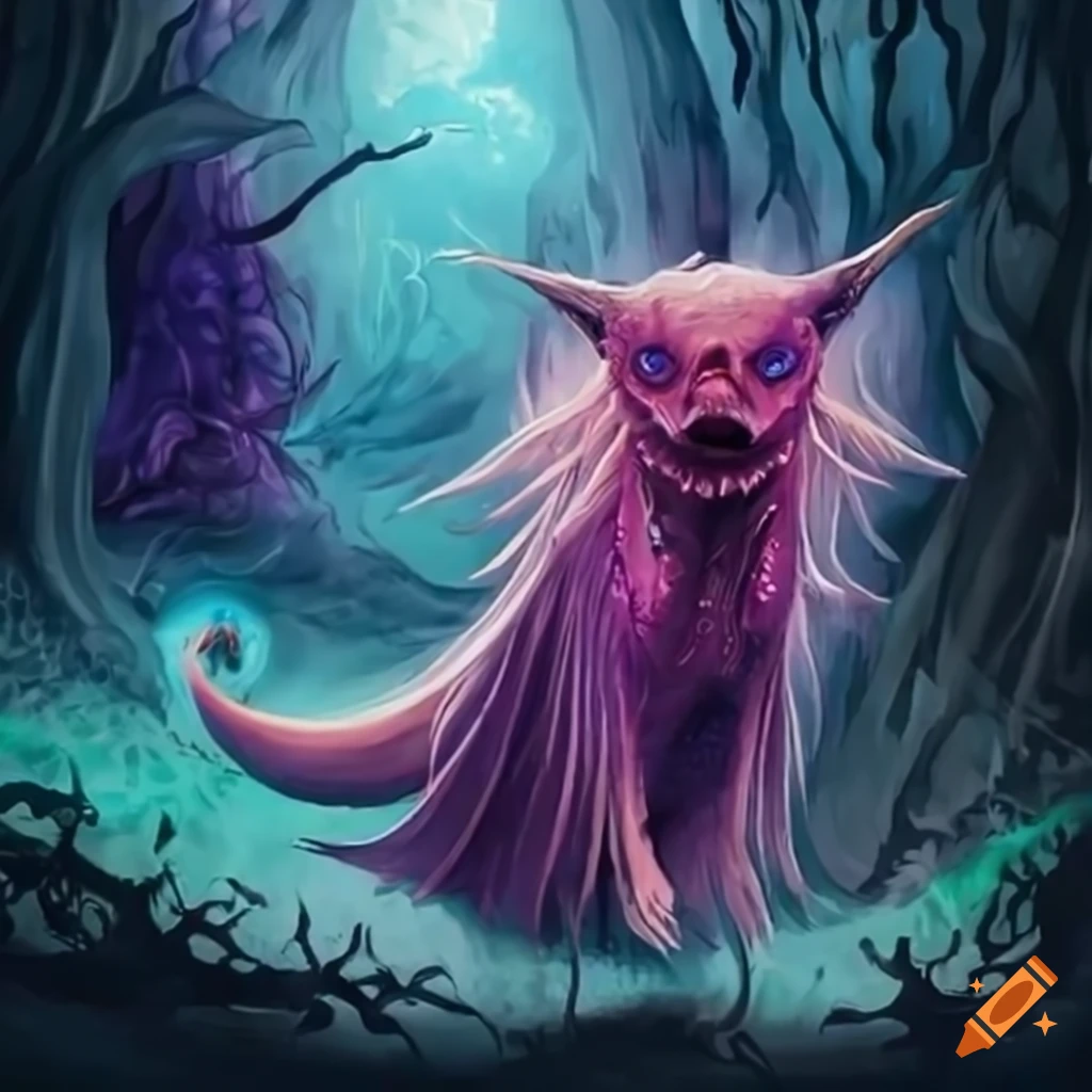 Beautiful magical creature card on Craiyon