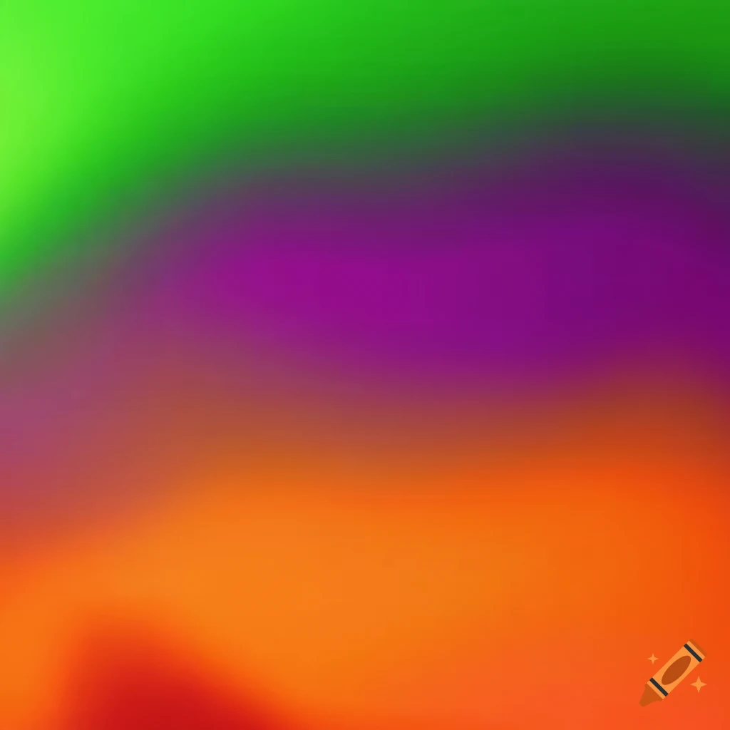 Orange, purple, and green flag on Craiyon