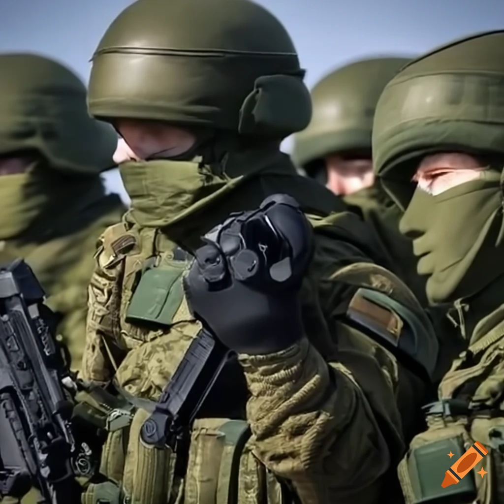 Russian army on Craiyon