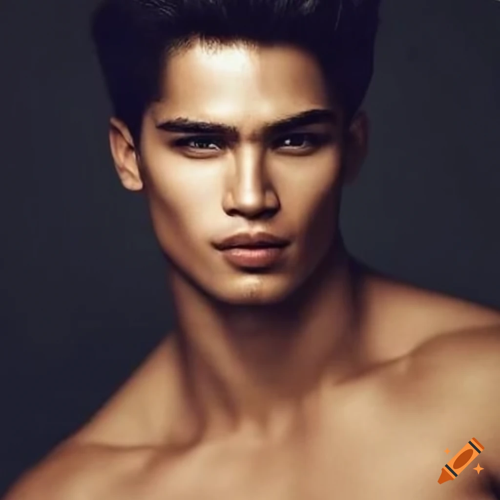 male-supermodel-of-salvadoran-samoan-and-persian-descent-on-craiyon