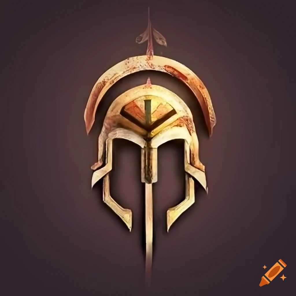 Symbol utilizing symbols of the war god ares on Craiyon