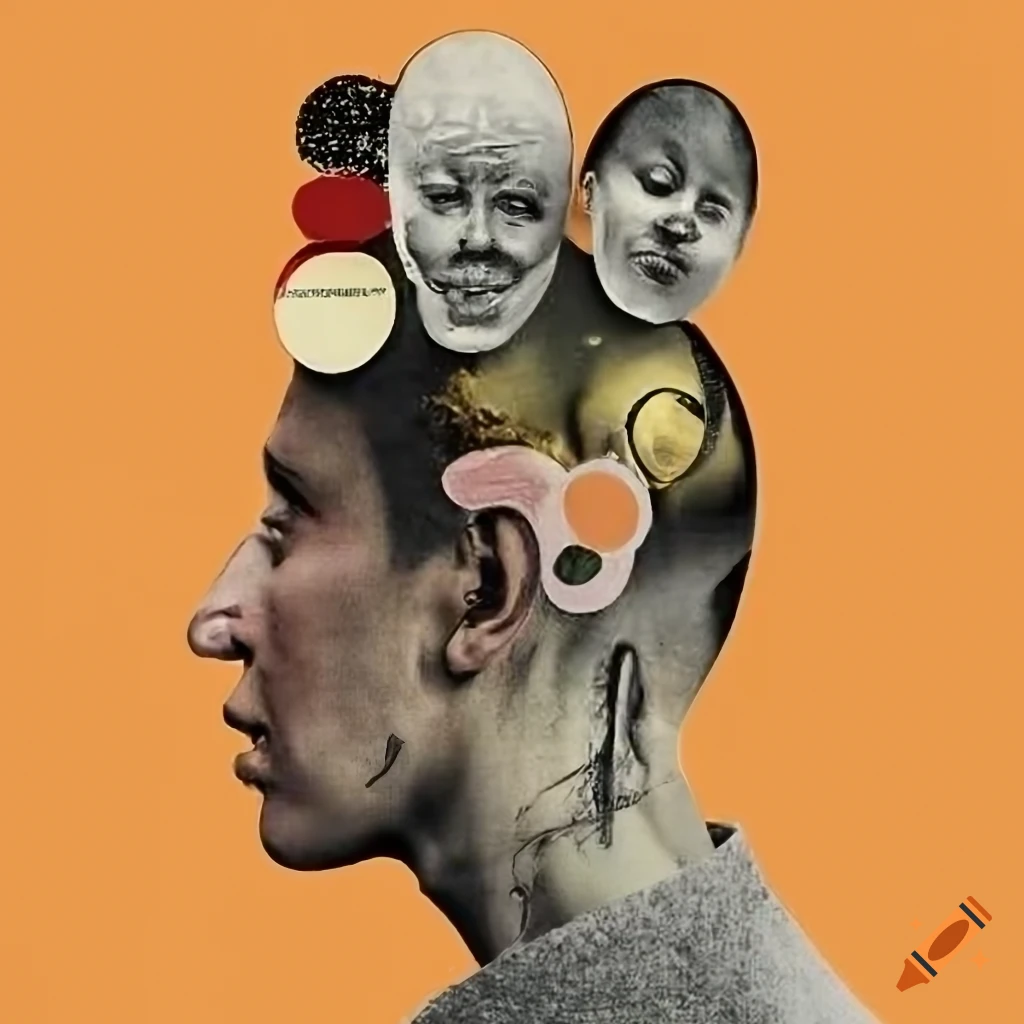 Dada collage art on Craiyon