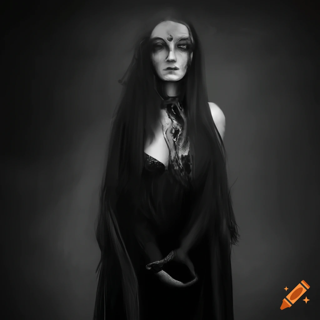 Woman crow hybrid on Craiyon