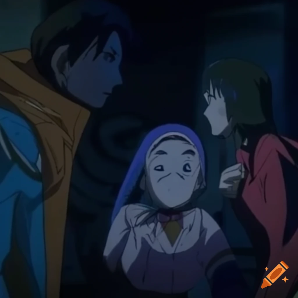 Anime adaptation of space ship ee on Craiyon