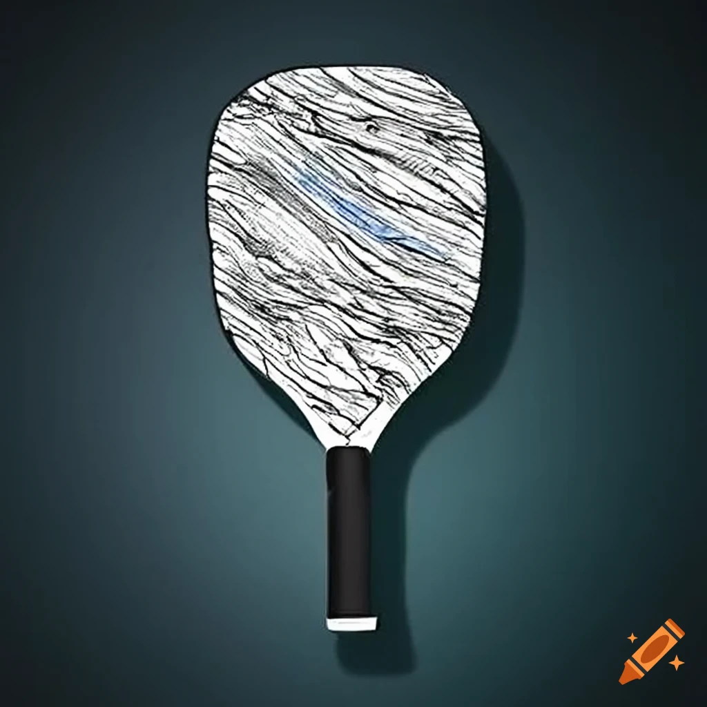 Decal design for a pickleball paddle on Craiyon