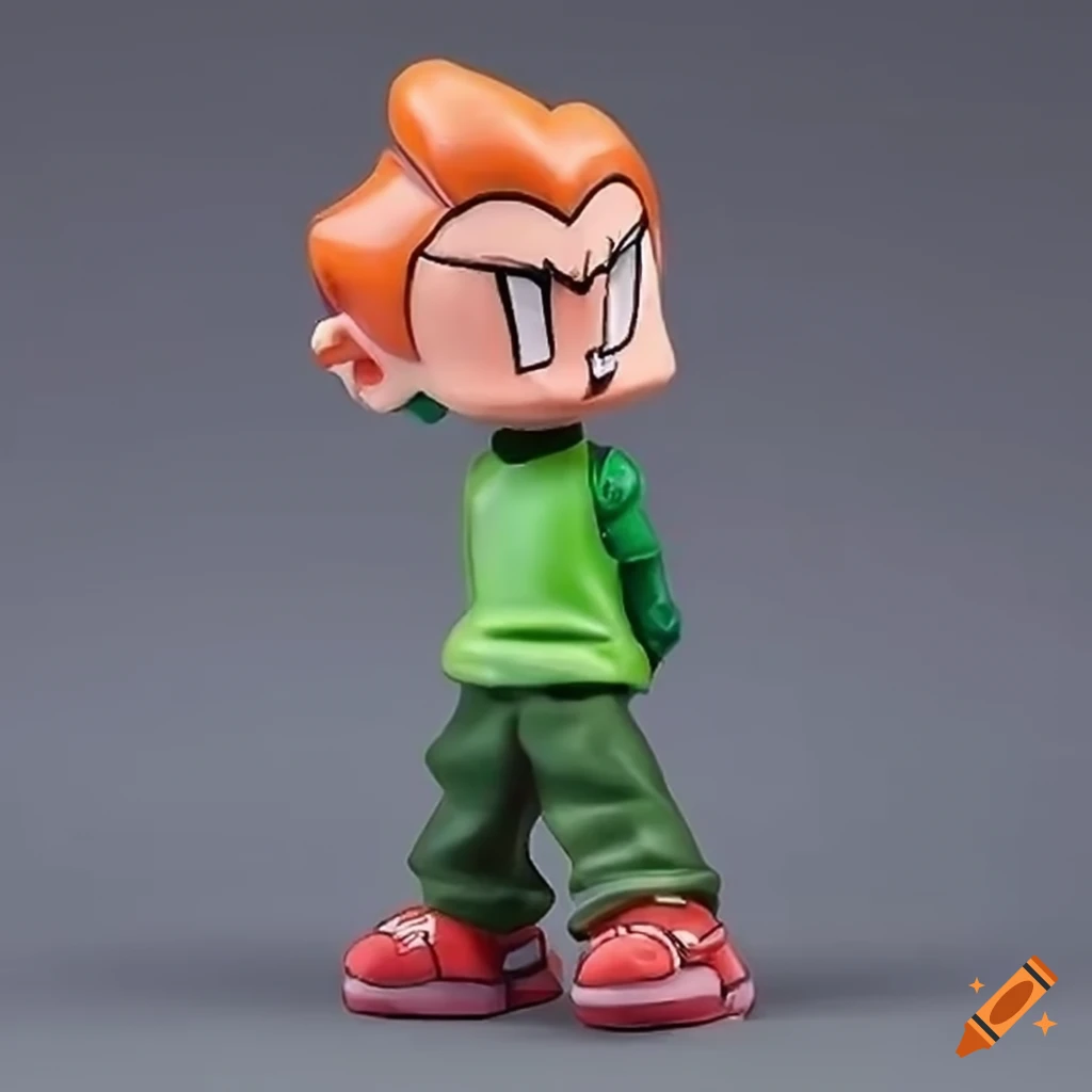 Anime Pico Figure from Friday Night Funkin game on Craiyon