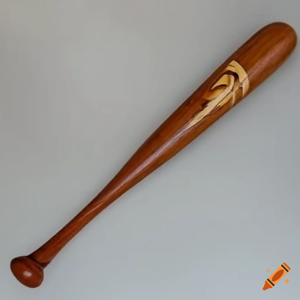 Wooden baseball bat on Craiyon