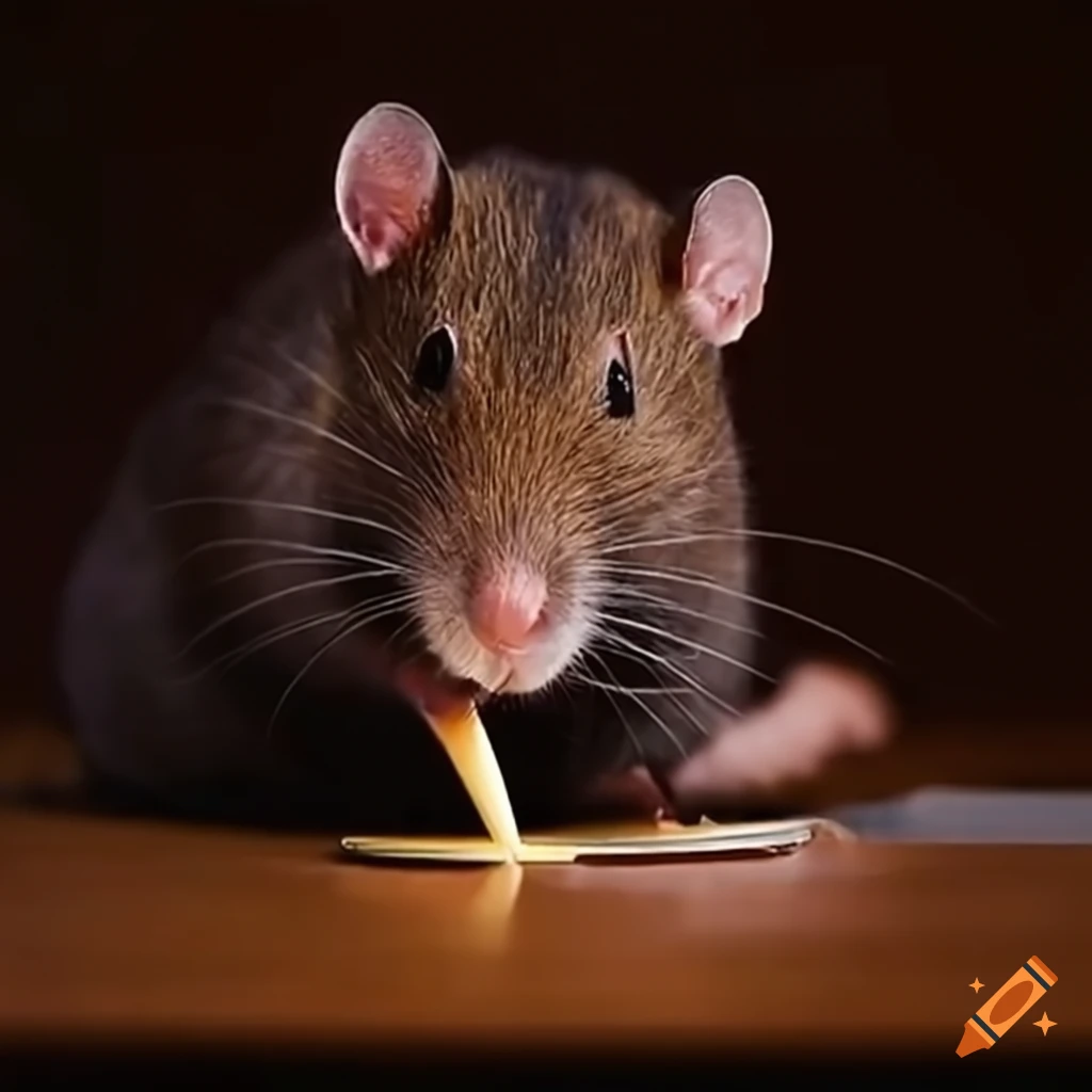 College guy crying over an F in a rodent midterm exam on Craiyon