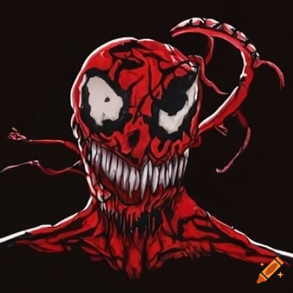 Carnage character sheet on Craiyon