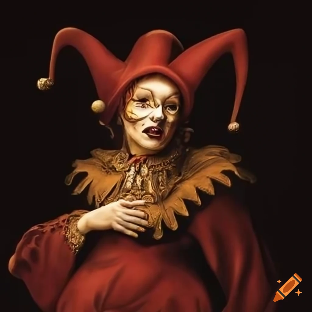 Jester character on Craiyon