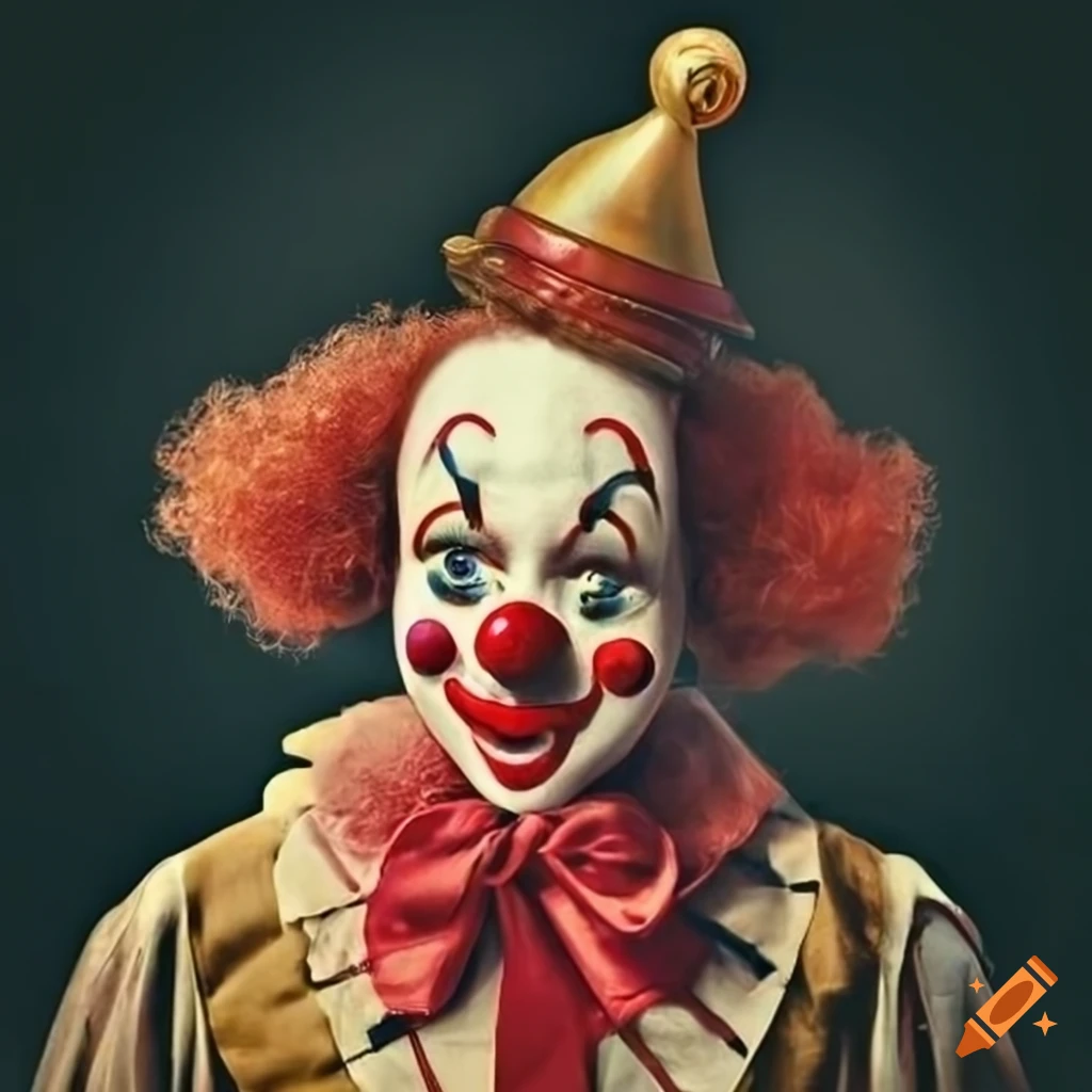 Vintage clown on Craiyon