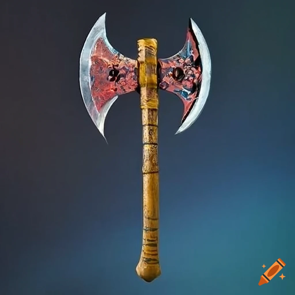 Magic axe on Craiyon