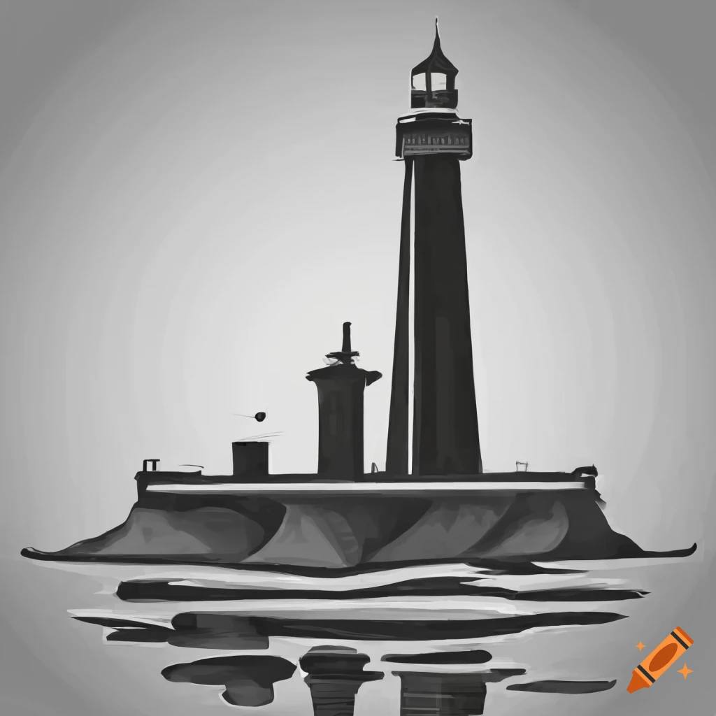 Vector illustration of the pharos of egypt on Craiyon