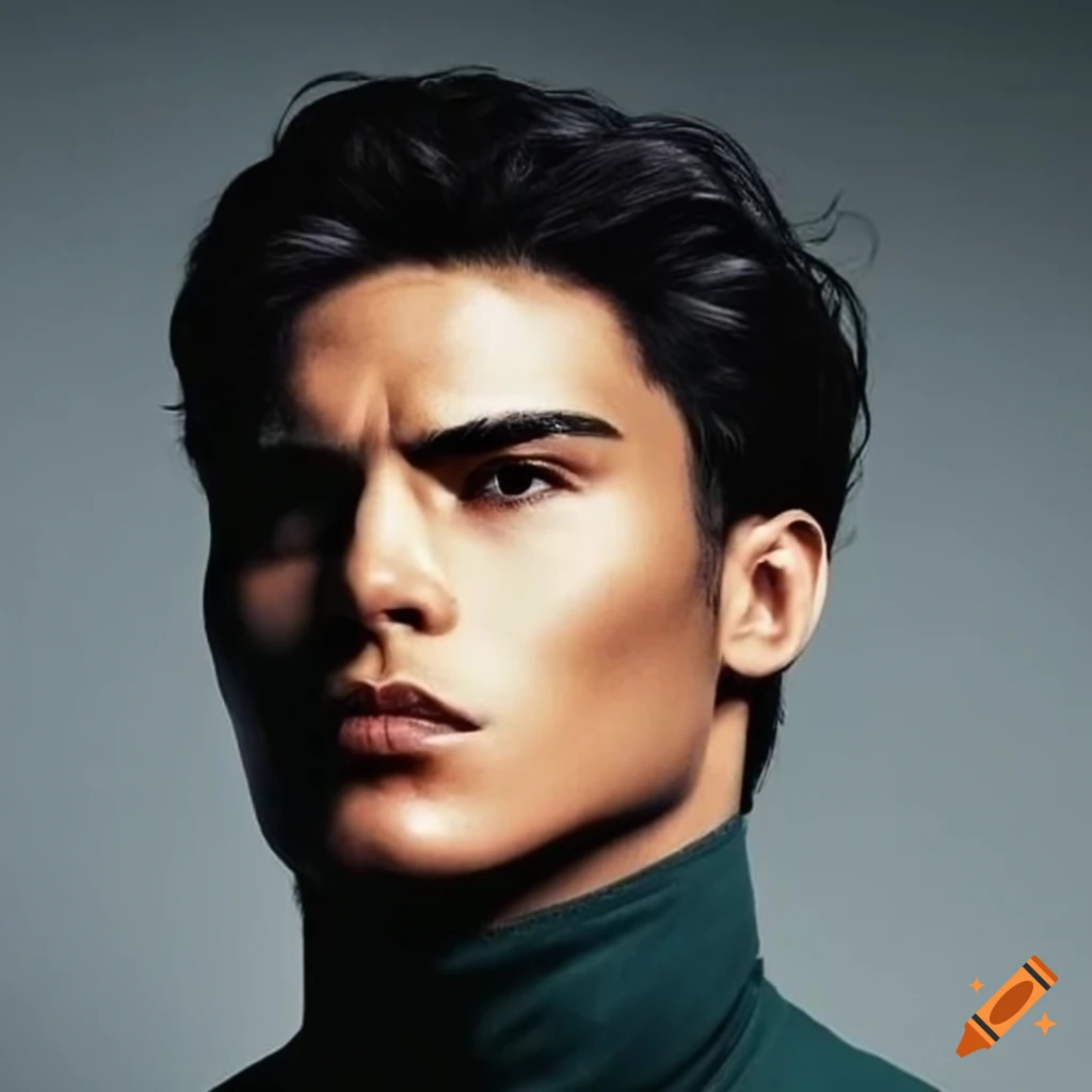 Male Supermodel Of Salvadoran Samoan And Persian Descent On Craiyon