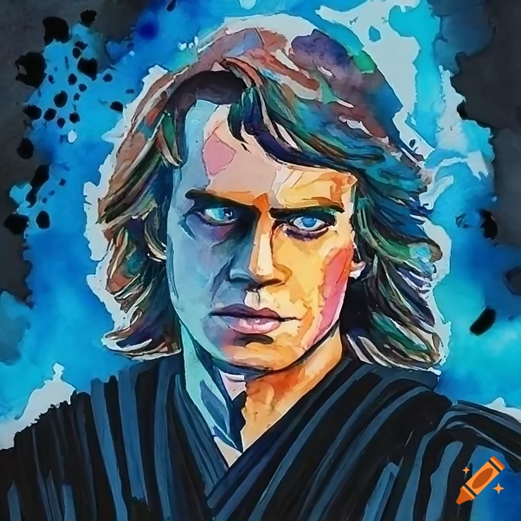 Anakin Skywalker's detailed and high-quality face on Craiyon