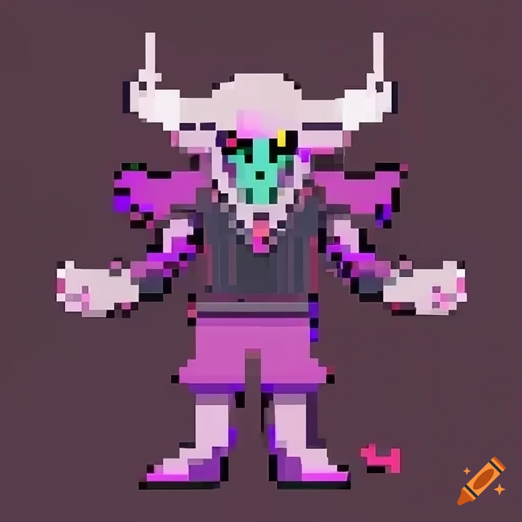 Spamton Neo from Deltarune in captivating art style on Craiyon