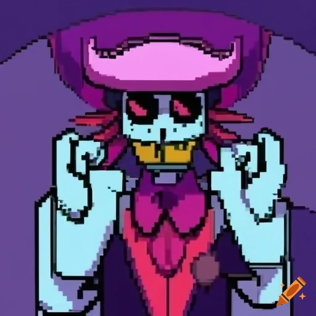 Spamton neo from deltarune in captivating art style on Craiyon