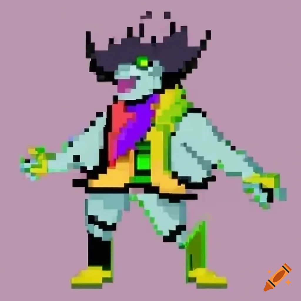 Spamton Neo from Deltarune in captivating art style on Craiyon