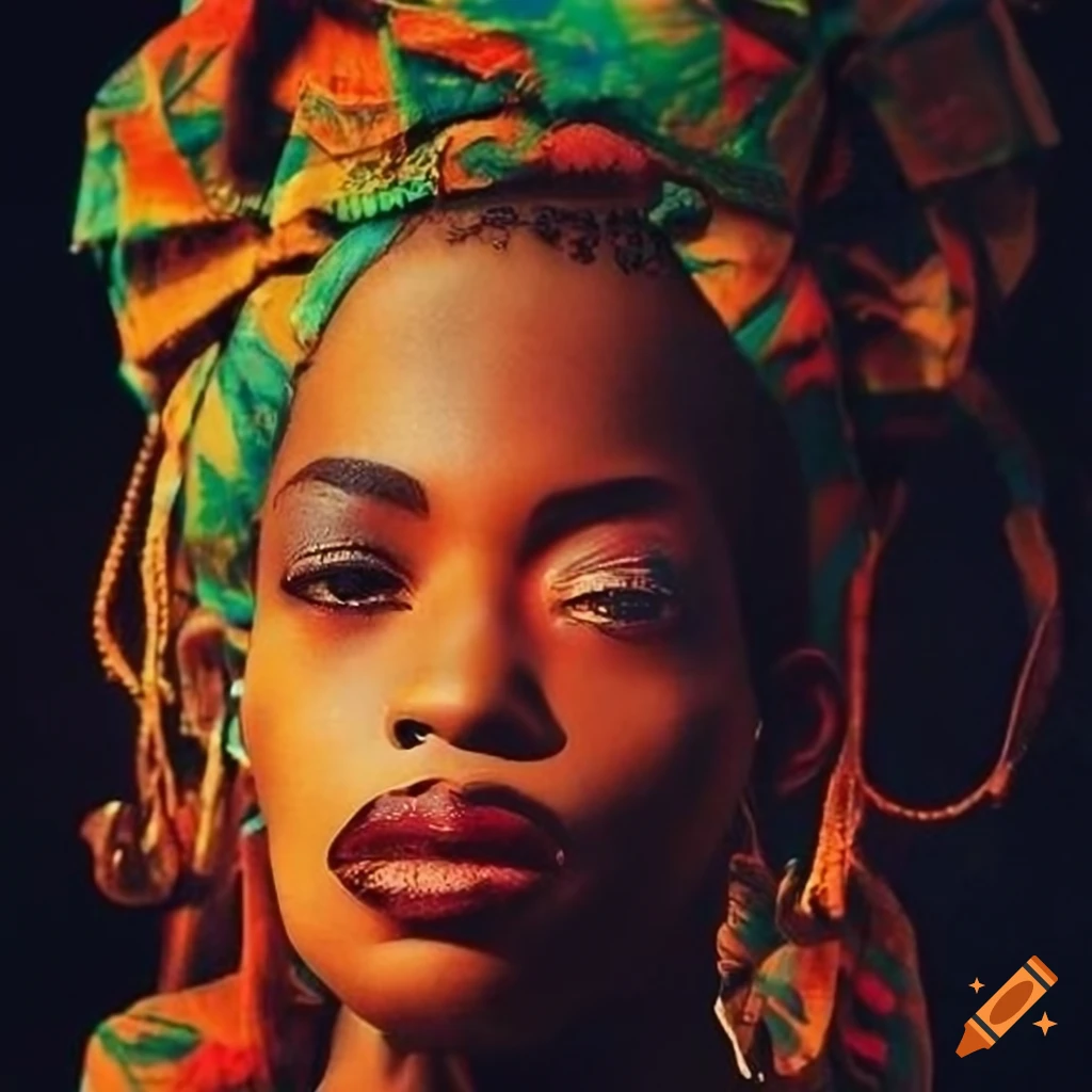 Soul R&B music album cover with African electric piano and primal ...