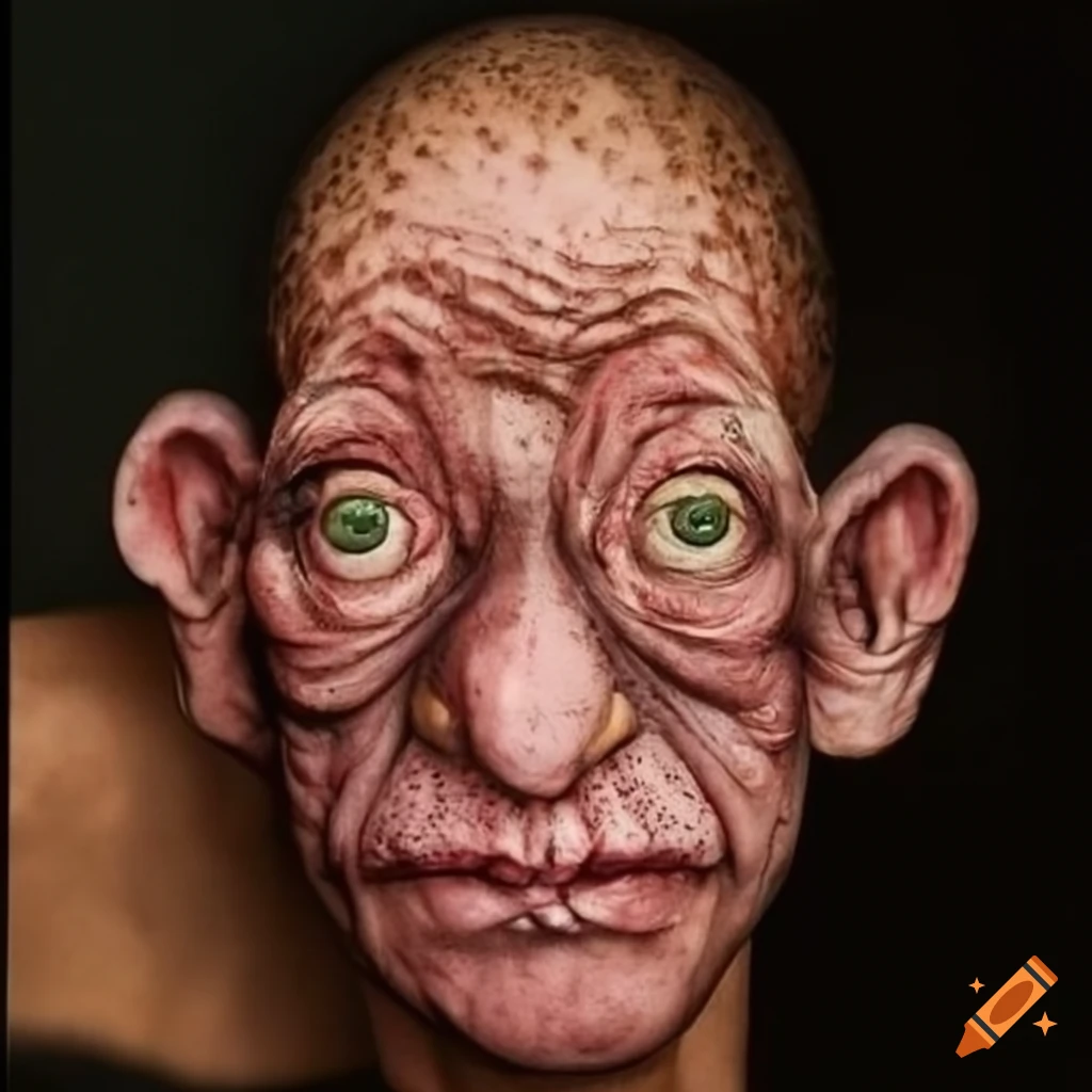 Portrait with unique features on Craiyon