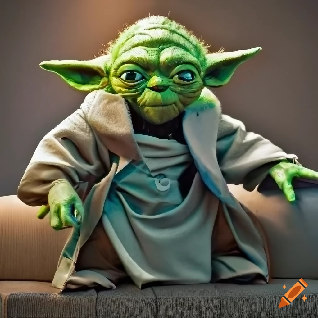 Yoda in various creative outfits and roles on Craiyon