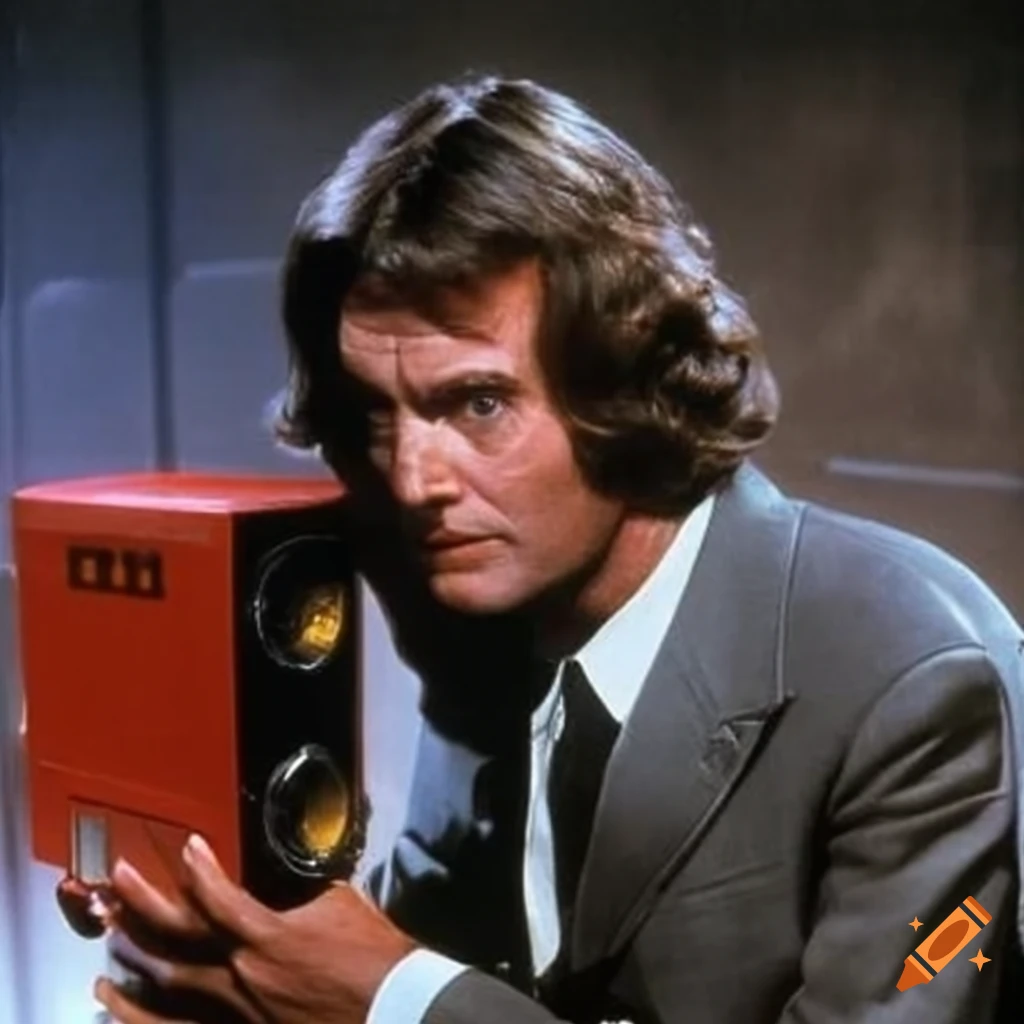 Still from the electricated man lives! 1976 british cult series on Craiyon