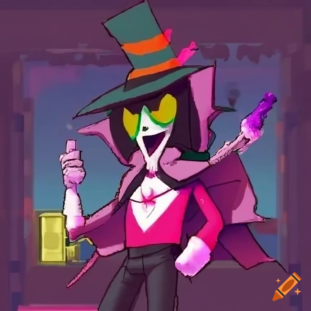 Spamton neo from deltarune in captivating art style on Craiyon