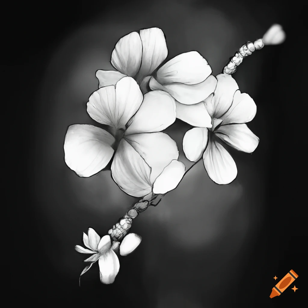 Blossoming flowers on Craiyon