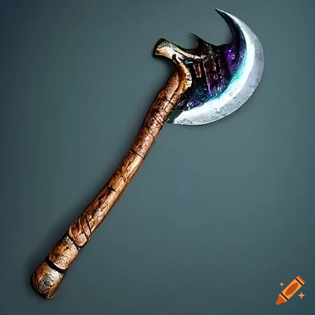 Magic axe on Craiyon