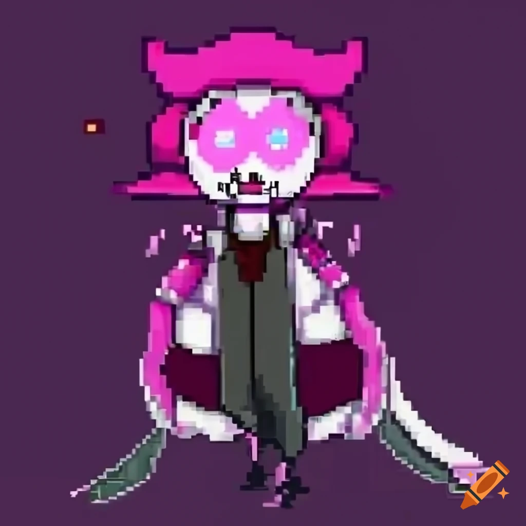 Spamton Neo character from Deltarune in unique art style on Craiyon