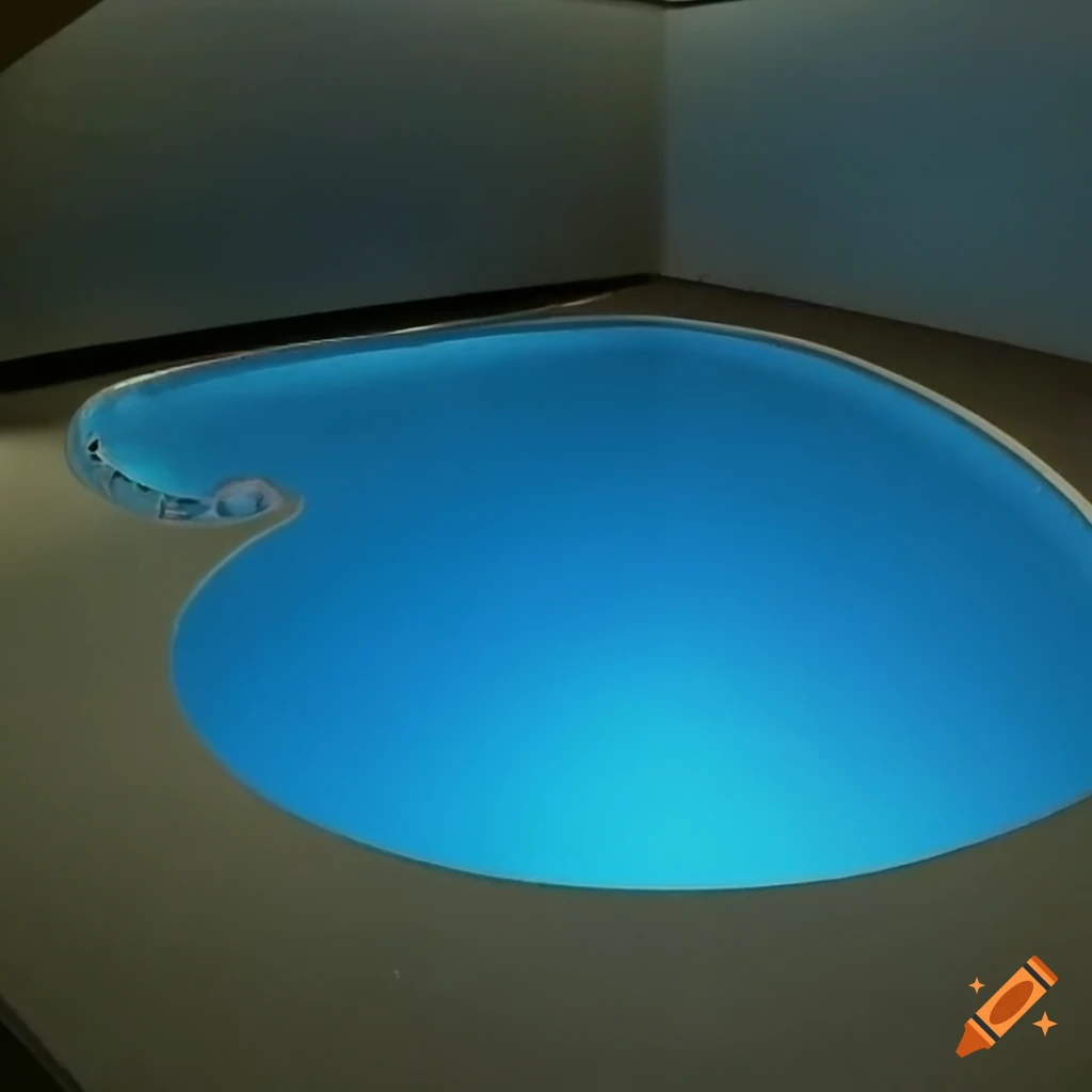 Surreal indoor swimming pool complex with multiple pools and hot tubs ...