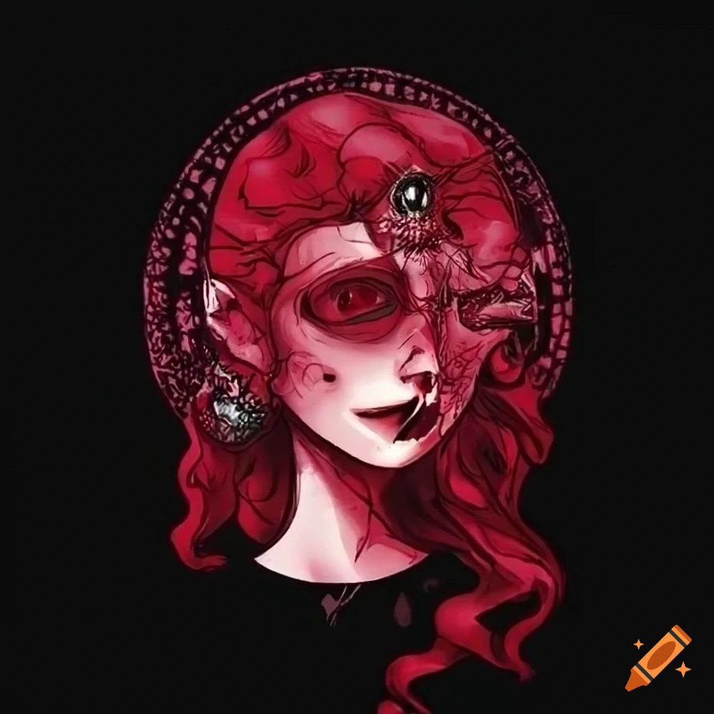 Miss misanthropic red logo on Craiyon