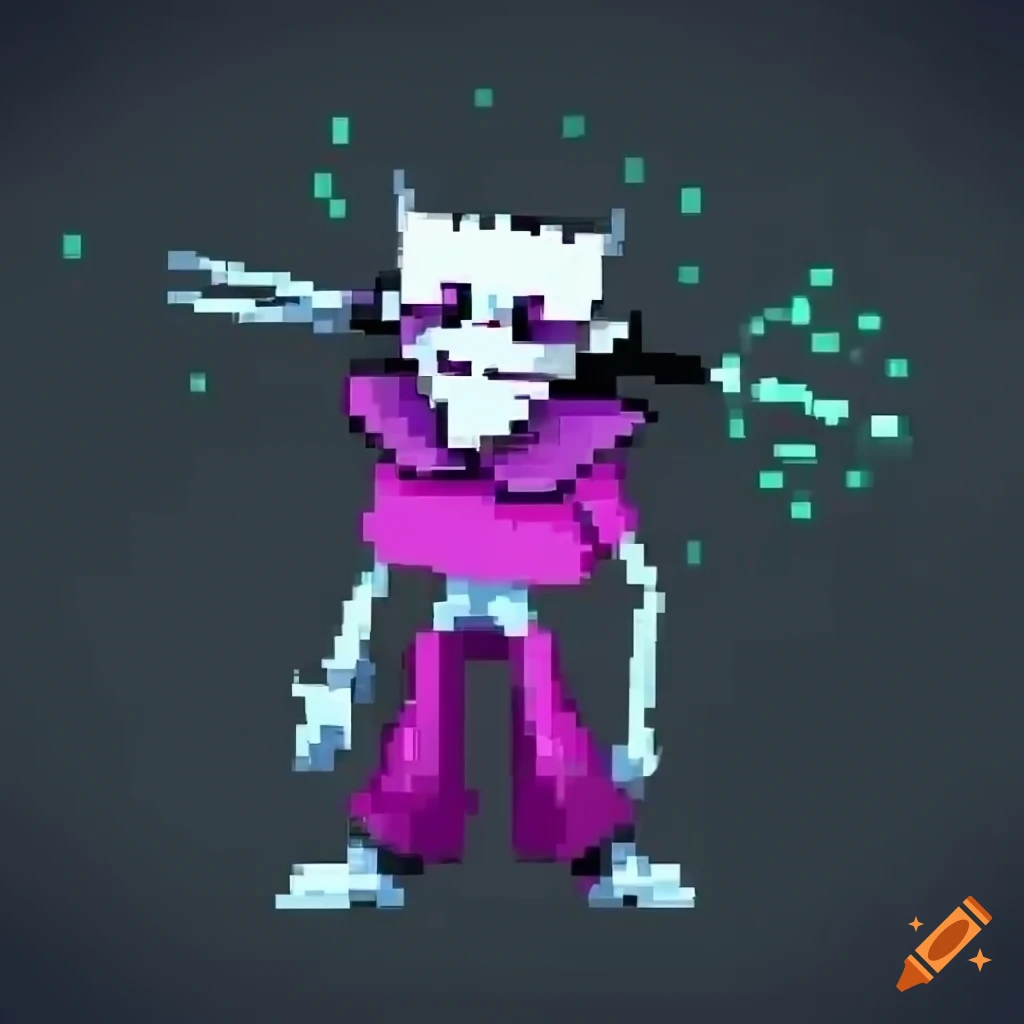 Spamton neo from deltarune in captivating art style on Craiyon