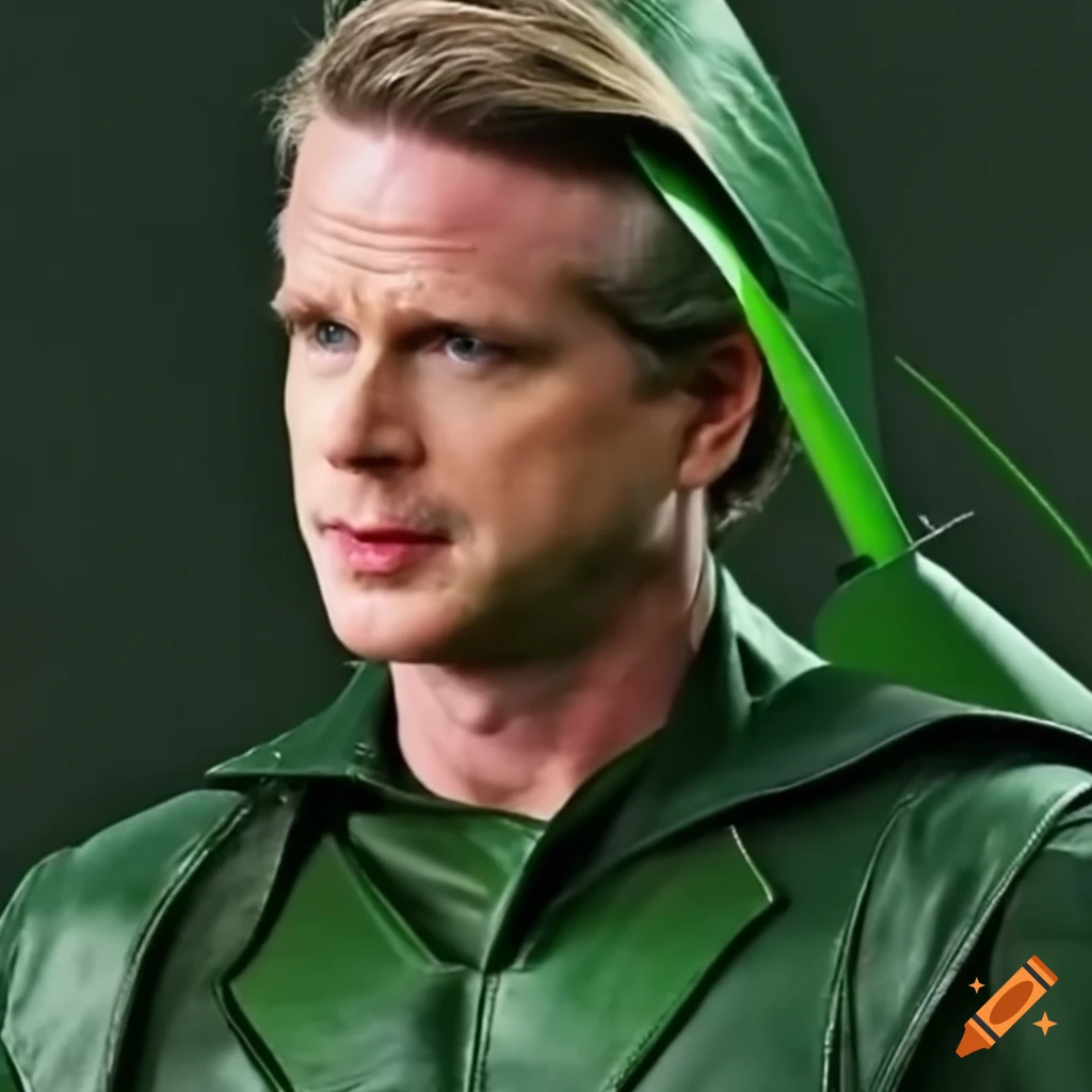 Cary elwes as the green arrow on Craiyon