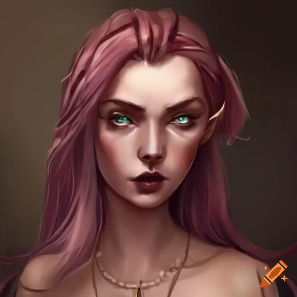 Beautiful female changeling on Craiyon