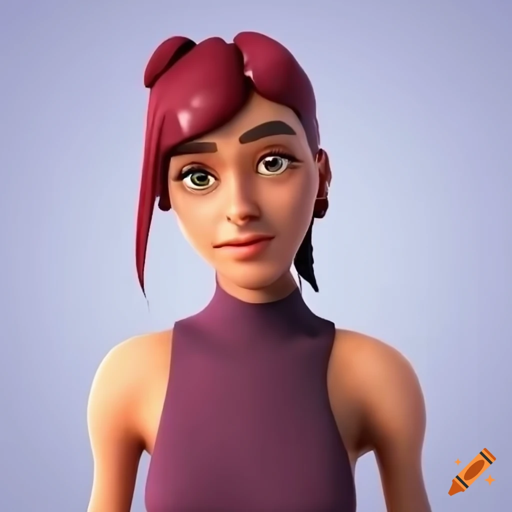 Fortnite Female Character In 3d Modeling On Craiyon