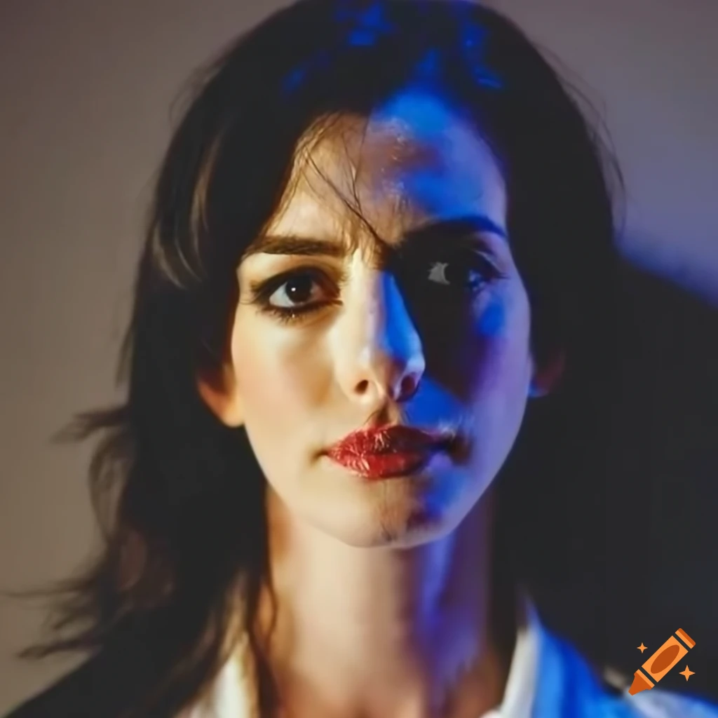 Close-up detailed shot with intricate skin and hair details on Craiyon