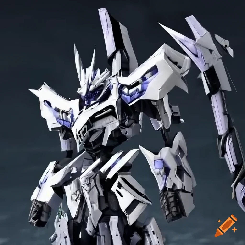 Armored core style humanoid figure inspired by ravens with clawed ...