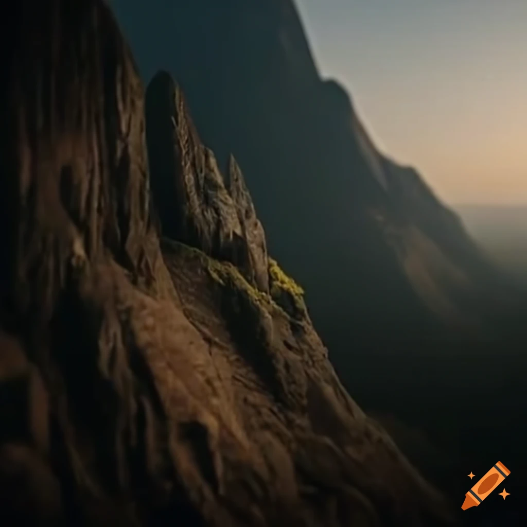 Mountain landscape view on Craiyon